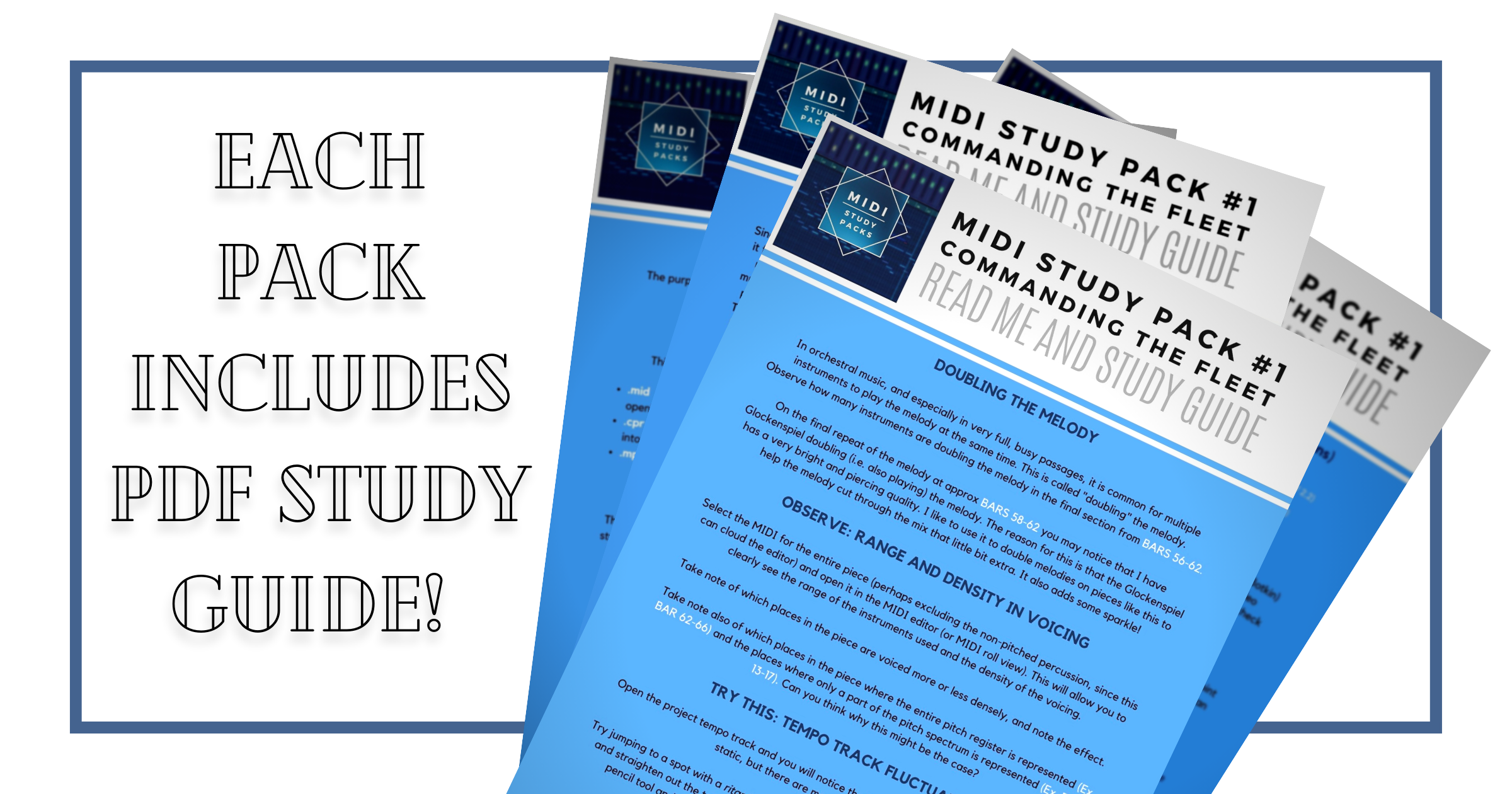 MIDI Study Pack Alpha Bundle (Packs 1-7)